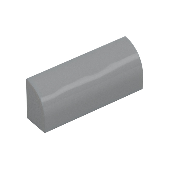 LEGO Medium Stone Gray Slope 1 x 4 x 1.3 Curved (6191 / 10314) | Brick ...