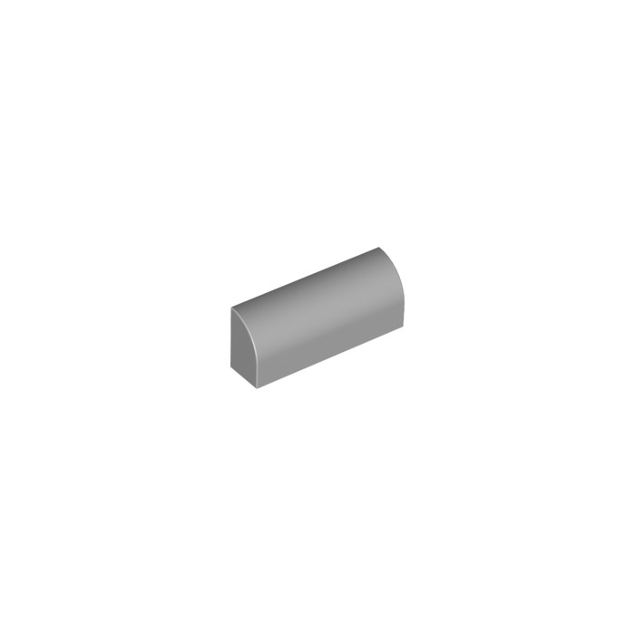 LEGO Medium Stone Gray Slope 1 x 4 x 1.3 Curved (6191 / 10314) | Brick ...