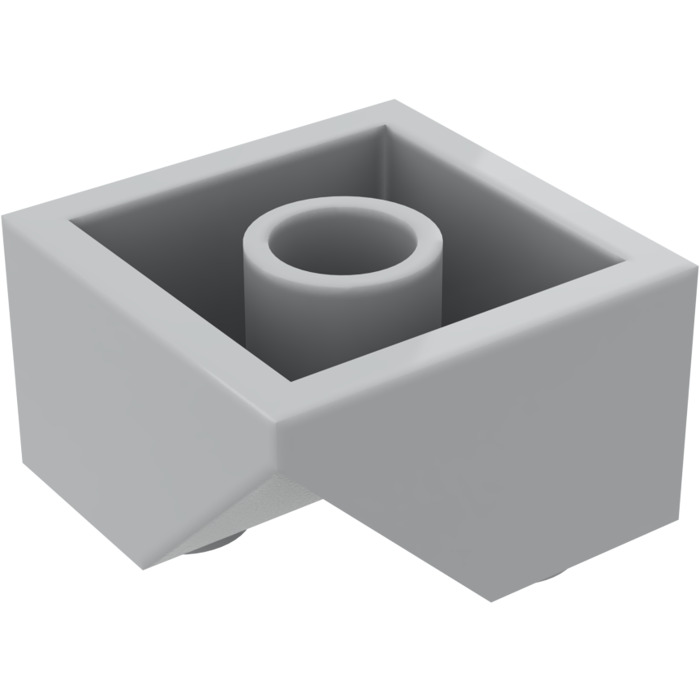 LEGO Medium Stone Gray Slope 2 x 2 (45°) with Double Concave (3046 / ...
