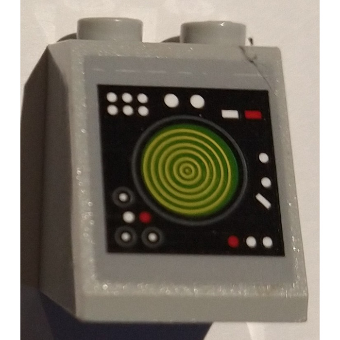 LEGO Slope 2 x 2 x 2 (65°) with Radar screen 1 Sticker with Bottom Tube ...