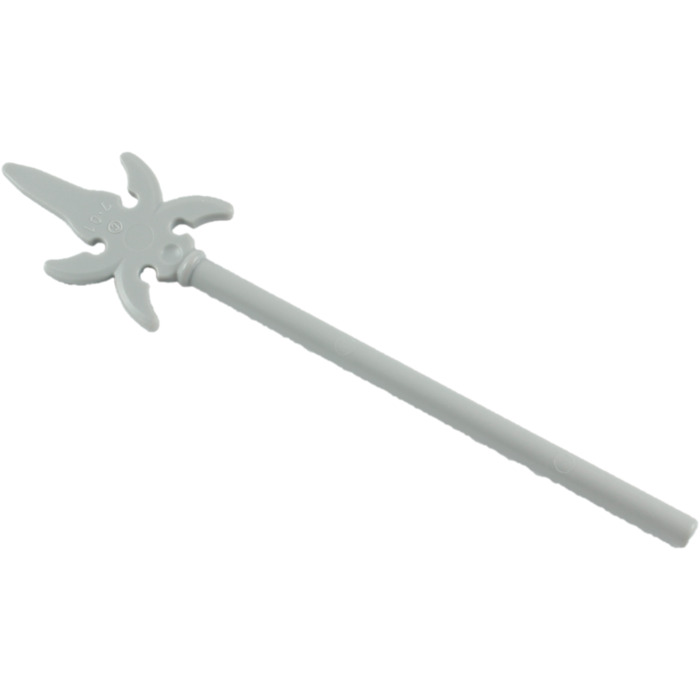 LEGO Medium Stone Gray Spear with 4 Side Blades (43899) | Brick Owl ...