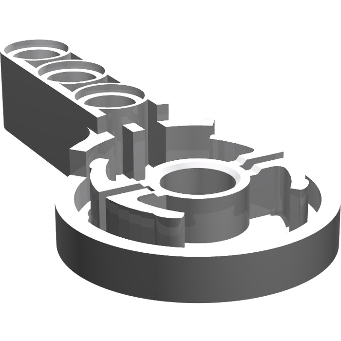 LEGO Technic Beam 3 with Male Click Rotation Joint (44224) | Brick Owl ...