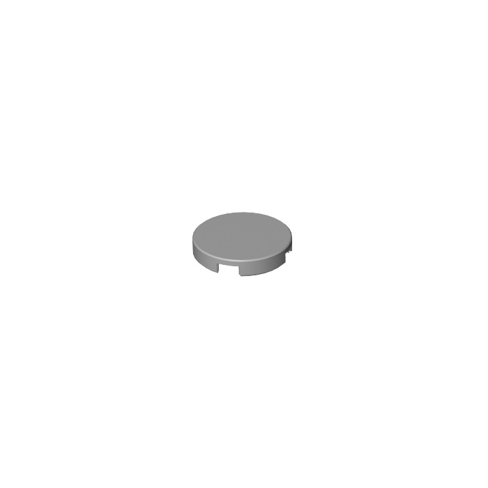 LEGO Medium Stone Gray Tile 2 x 2 Round with Bottom Stud Holder (14769 ...