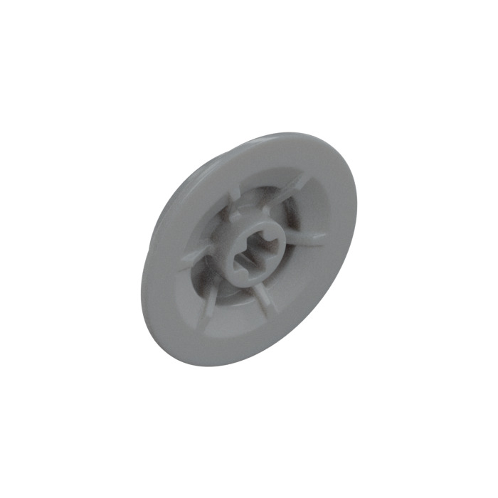 LEGO Medium Stone Gray Train Wheel with Axle Hole and Friction Band ...