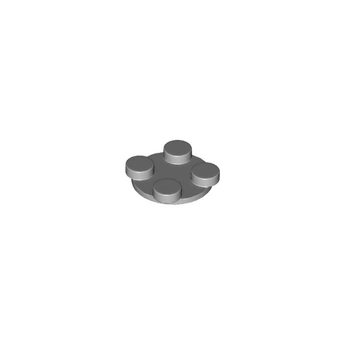 LEGO Medium Stone Gray Turntable 2 x 2 Plate Top (3679) | Brick Owl ...