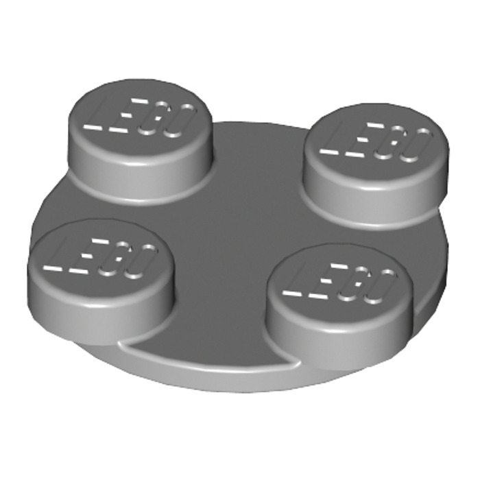 LEGO Medium Stone Gray Turntable 2 x 2 Plate Top (3679) | Brick Owl ...