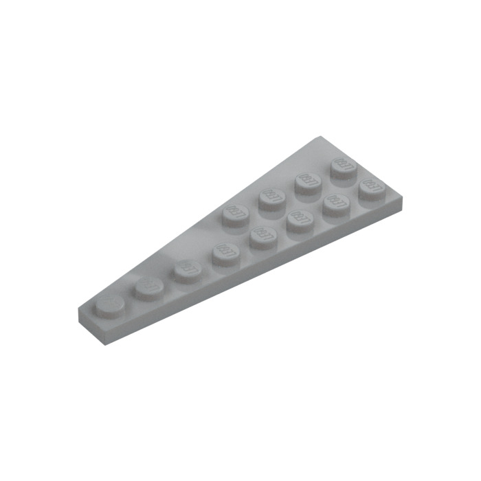 LEGO Medium Stone Gray Wedge Plate 3 x 8 Wing Right (3545 / 118743 ...
