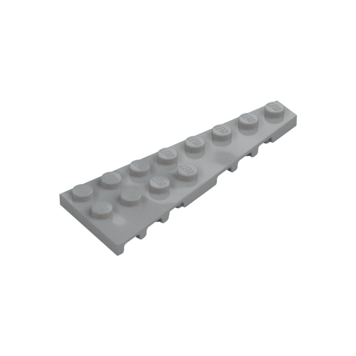 LEGO Medium Stone Gray Wedge Plate 3 x 8 Wing Right (3545 / 118743 ...
