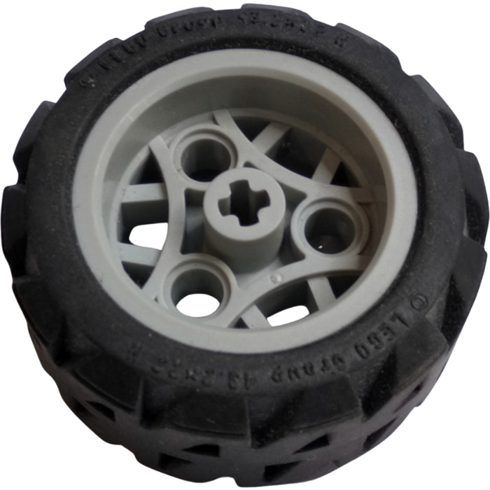 LEGO Medium Stone Gray Wheel Rim Ø30 x 20 with 3 Pin Holes with Offroad ...