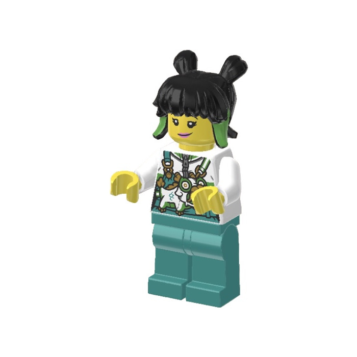 LEGO Mei with Dark Turquoise Overalls Minifigure | Brick Owl - LEGO ...