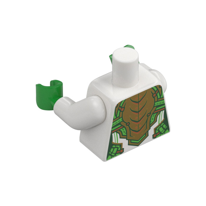 LEGO Mei with Dragon Armor Suit and Shoulder Armor Minifig Torso (973 / ...