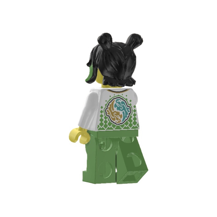 LEGO Mei with White Robe and Bright Green Legs Minifigure | Brick Owl ...