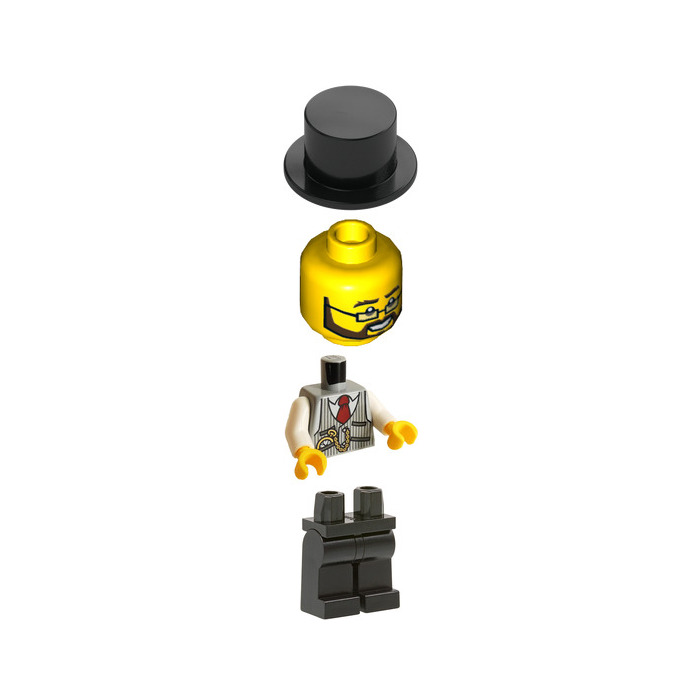 LEGO Men with Black Hat Minifigure | Brick Owl - LEGO Marketplace