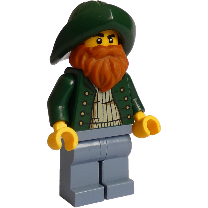 LEGO Merchant Boat Captain Minifigure | Brick Owl - LEGO Marketplace