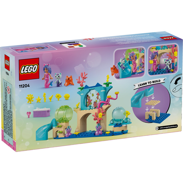 LEGO Mermaid Gabby's Aquarium Adventure Set 11204 | Brick Owl