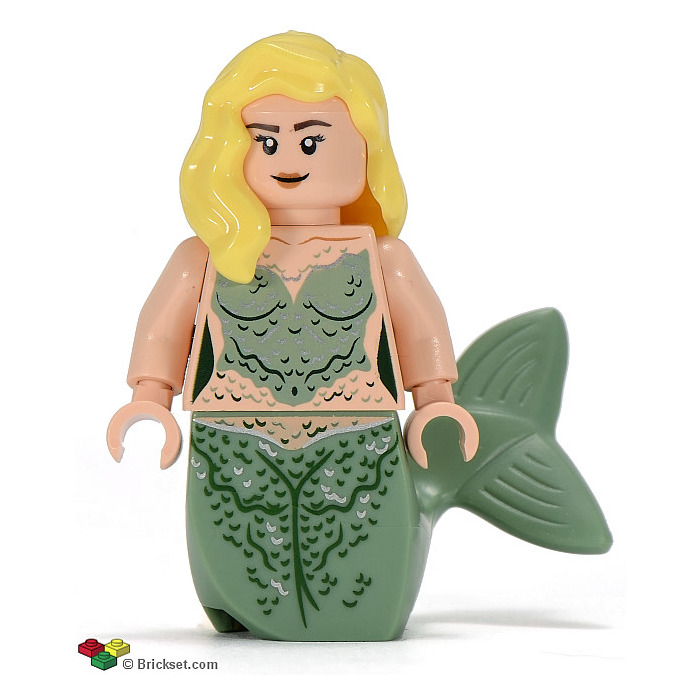 LEGO Mermaid with Sand Green Tail Minifigure | Brick Owl