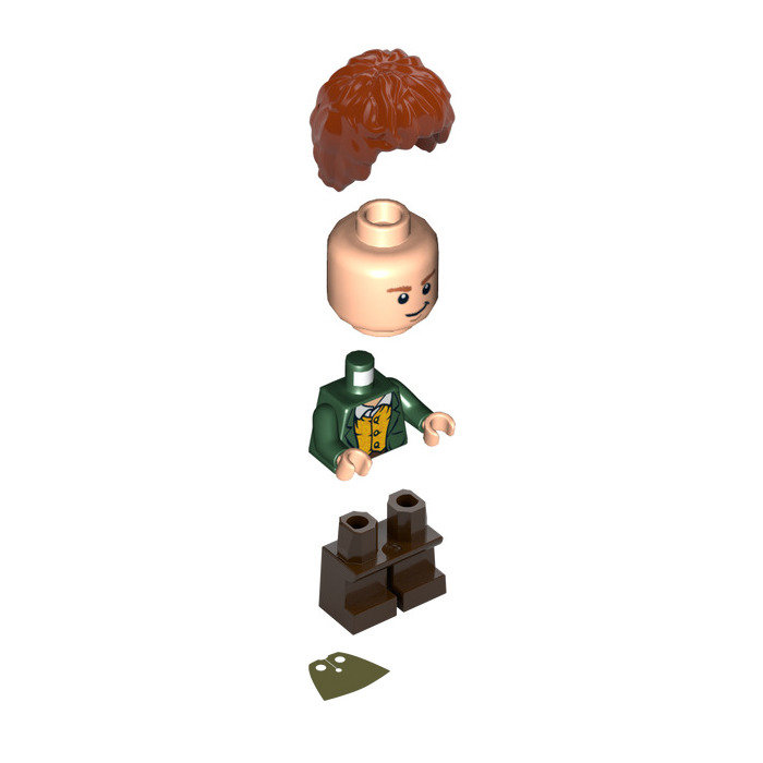 LEGO Merry with Dark Green Jacket and Dark Orange Hair Minifigure ...