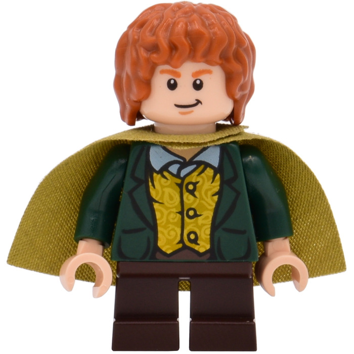 LEGO Merry with Dark Green Jacket and Dark Orange Hair Minifigure ...
