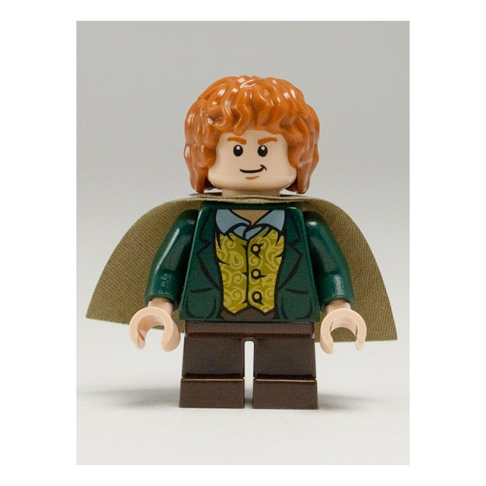 LEGO Merry with Dark Green Jacket and Dark Orange Hair Minifigure ...