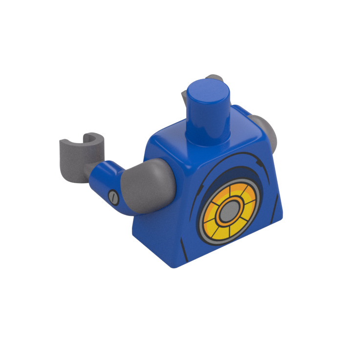 LEGO Metal Sonic Minifig Torso (973 / 76382) | Brick Owl - LEGO Marketplace