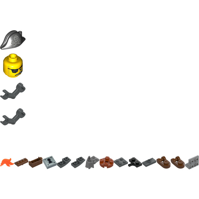 LEGO MetalBeard with Chest Body Minifigure | Brick Owl