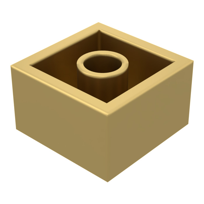 LEGO Metallic Gold Brick 2 x 2 (3003) | Brick Owl