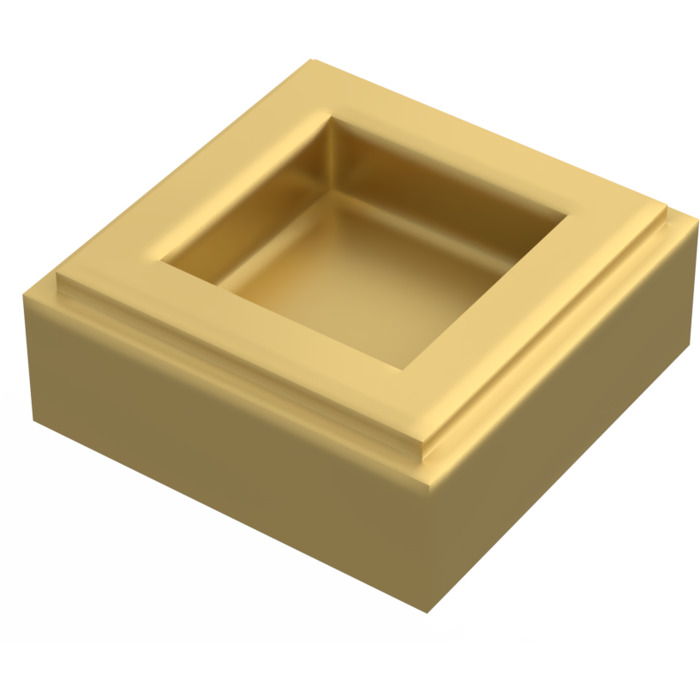 LEGO Metallic Gold Tile 1 x 1 with Groove (3070 / 113480) | Brick Owl