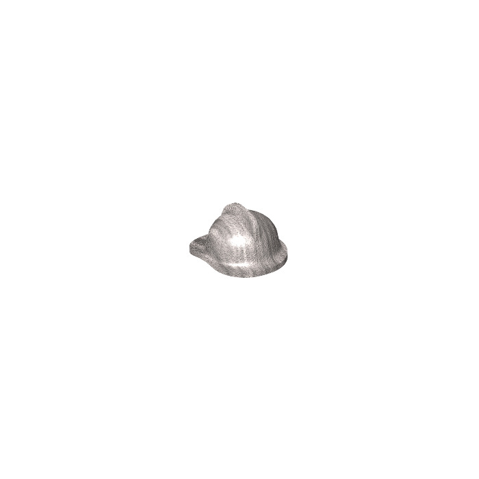 LEGO Metallic Silver Firefighter Helmet with Brim (3834) | Brick Owl ...