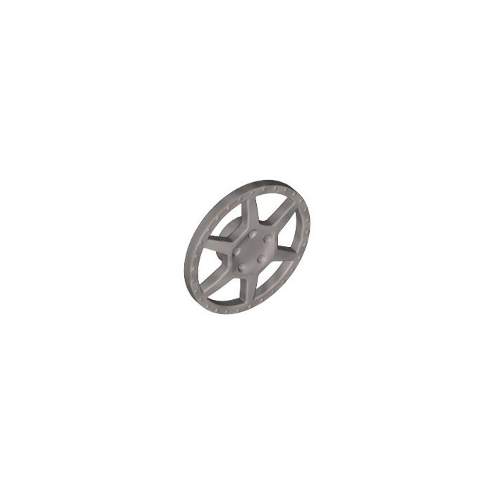LEGO Metallic Silver Hub Cap with 6 Spokes (1900 / 100730) | Brick Owl ...