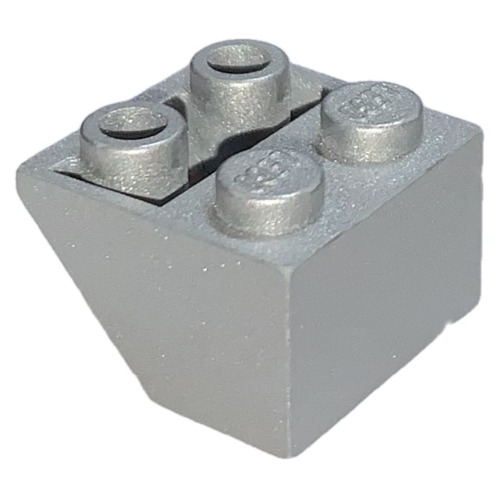 LEGO Metallic Silver Slope 2 x 2 (45°) Inverted (3660 / 7261) | Brick Owl