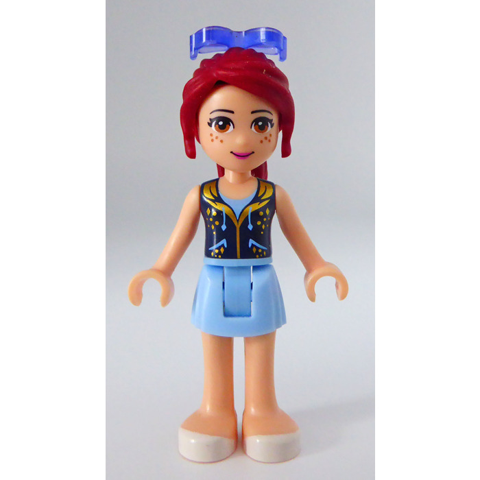 LEGO Mia, Bright Light Blue Skirt Minifigure | Brick Owl - LEGO Marketplace