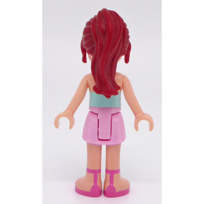 LEGO Mia with Aqua Paw Print Top and Pink Skirt Minifigure | Brick Owl