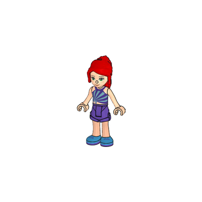 LEGO Mia with Purple Striped Top and Shorts Minifigure | Brick Owl