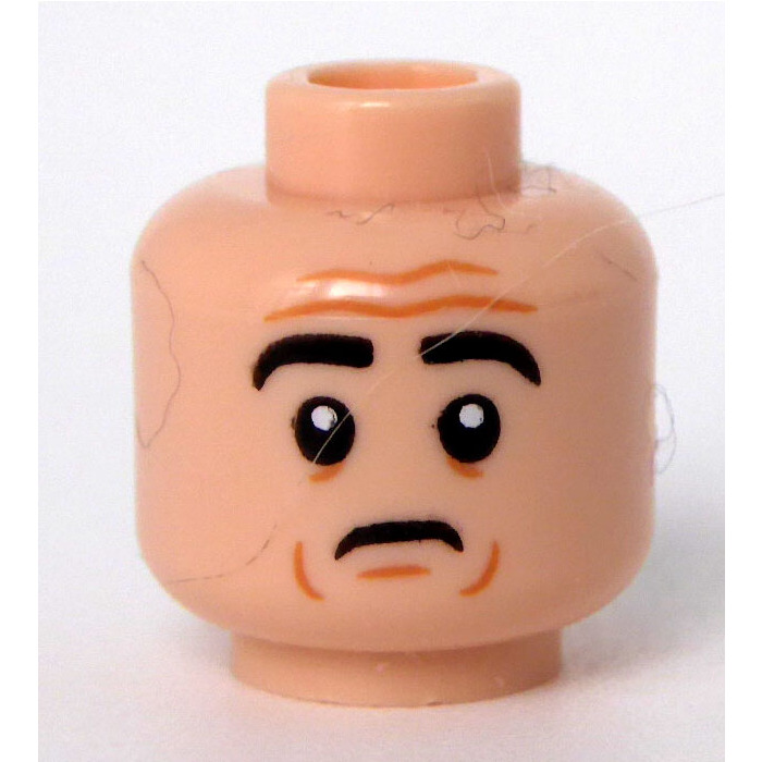 LEGO Michael Scott Minifigure Head (3626 / 100195) | Brick Owl - LEGO ...