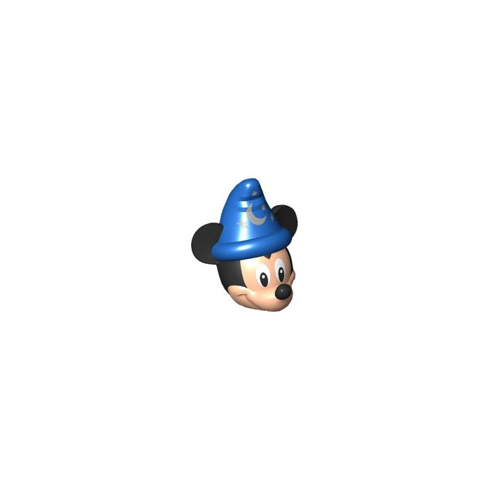 LEGO Mickey Mouse Head with Blue Wizard Hat (102039) | Brick Owl - LEGO ...