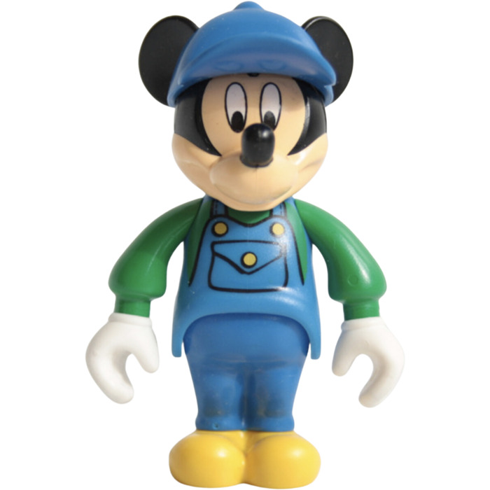 LEGO Mickey Mouse with Blue Overalls and Green Top Minifigure | Brick ...