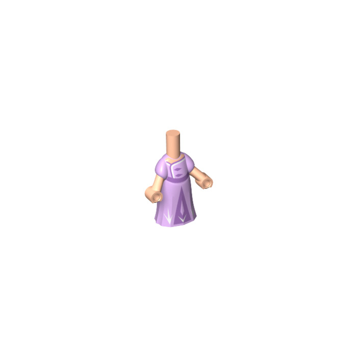 LEGO Micro Body with Long Skirt with Pink Elsa Dress (65203 / 66565 ...