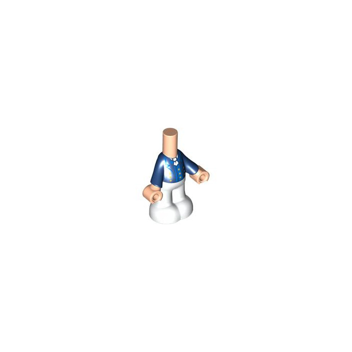 LEGO Micro Body with Trousers with Prince Eric Blue Top (65224 / 102127 ...