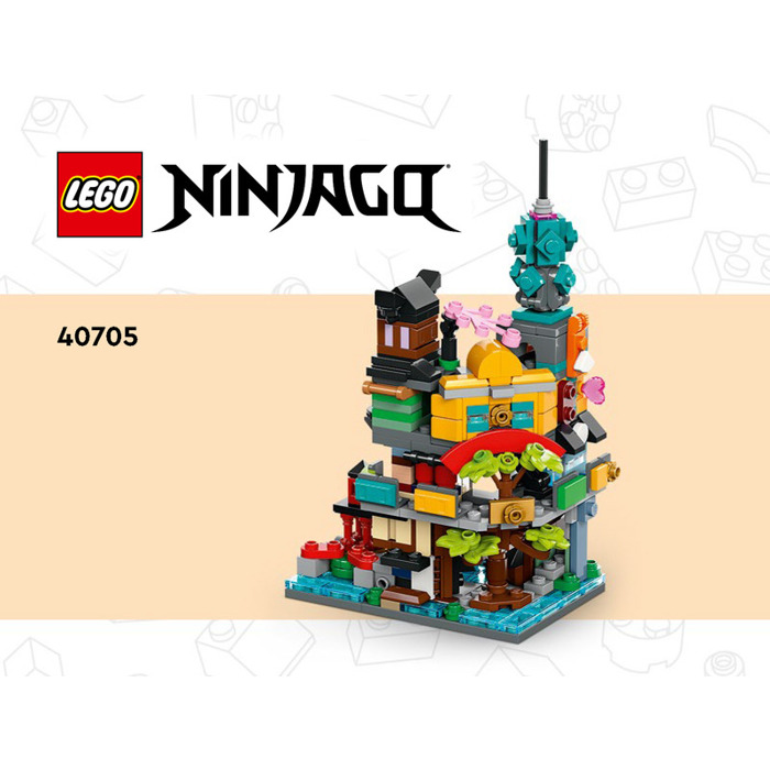 LEGO Micro NINJAGO City Gardens Set 40705 Instructions | Brick Owl ...