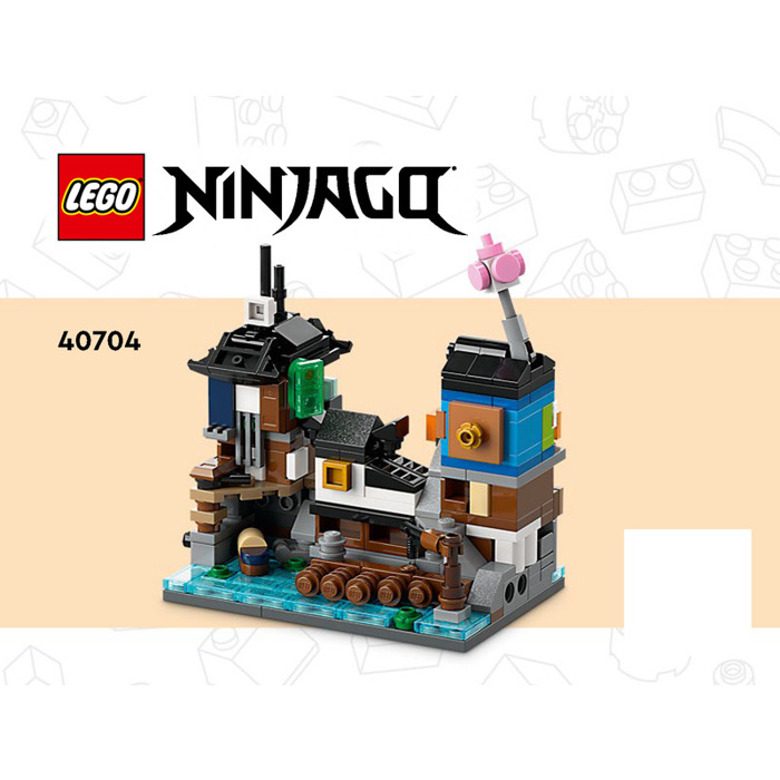 LEGO Micro NINJAGO Docks Set 40704 Instructions | Brick Owl - LEGO ...