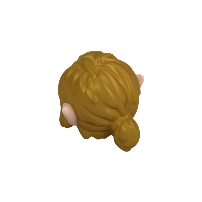 LEGO Mid-Length Wavy Hair with Bangs and Ears (105002) | Brick Owl ...