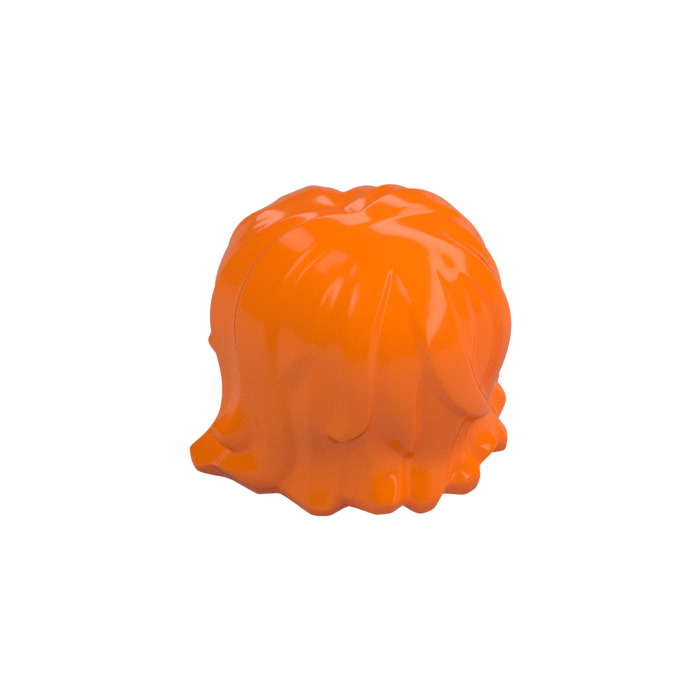 LEGO Mid-Length Wavy Hair with Messy Bangs (7370) | Brick Owl