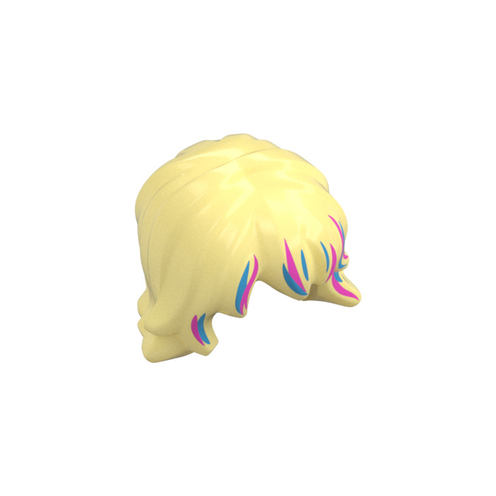 LEGO Mid-Length Wavy Hair with Messy Bangs (7370) | Brick Owl