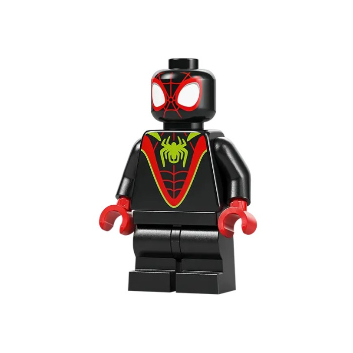 LEGO Miles “Spin” Morales with Lime Logo Minifigure | Brick Owl