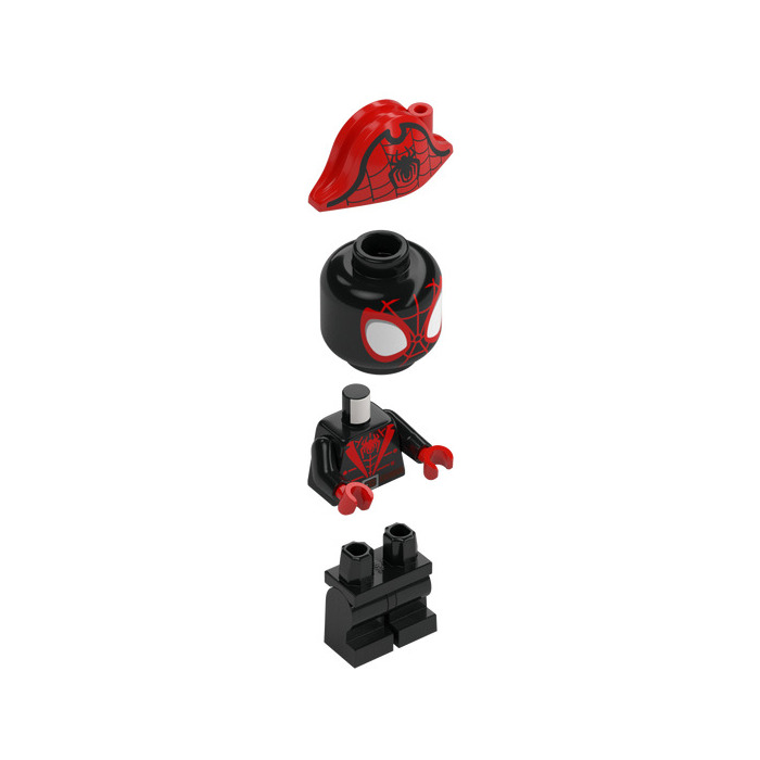 LEGO Miles "Spin" Morales with Red Bicorne Minifigure | Brick Owl ...