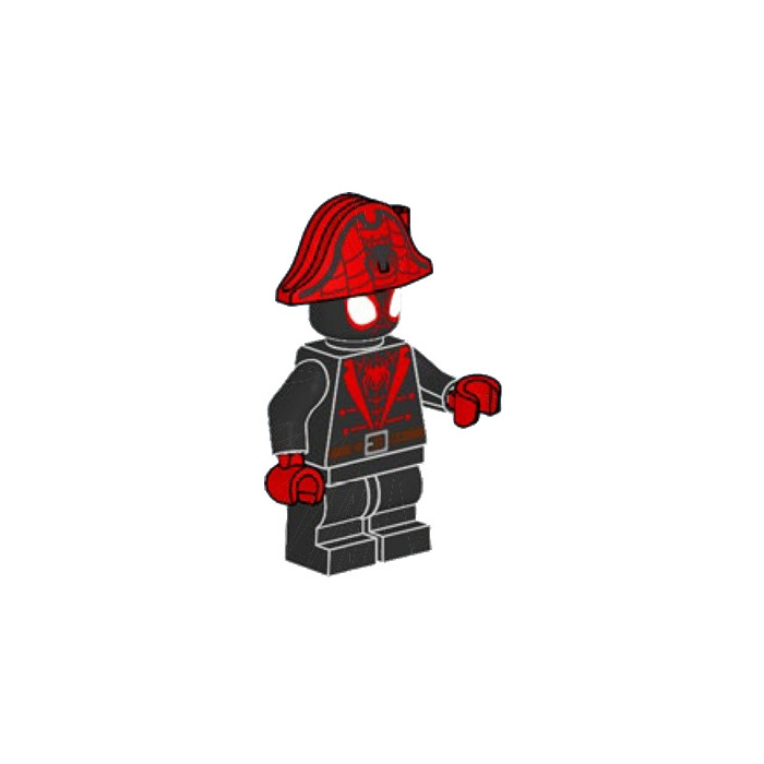 LEGO Miles "Spin" Morales with Red Bicorne Minifigure | Brick Owl ...