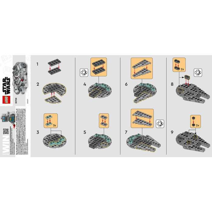 LEGO Millennium Falcon Set 30708 Instructions | Brick Owl - LEGO ...