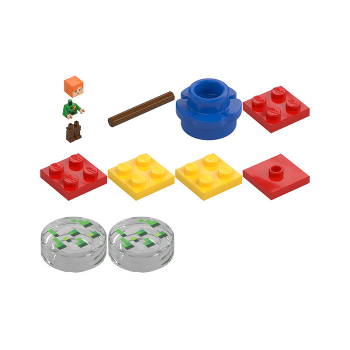 LEGO Minecraft Advent Calendar 2025 21280-1 Subset Day 1 - Alex with ...