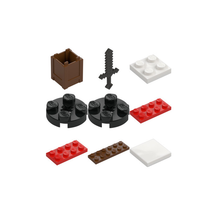 LEGO Minecraft Advent Calendar 2025 Set 21280-1 Subset Day 10 - Bed and ...