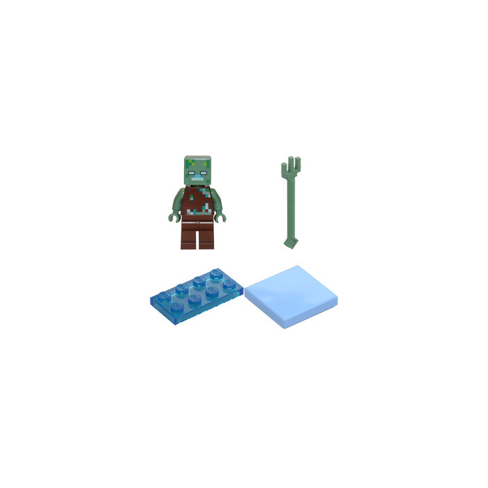 LEGO Minecraft Advent Calendar 2025 Set 21280-1 Subset Day 12 - Drowned ...